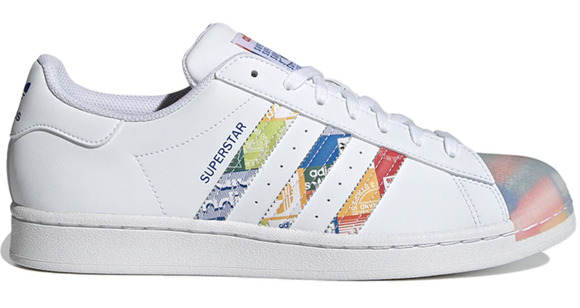 adidas | Shoes | Adidas Superstar White Translucent Orange Blue Mens ...